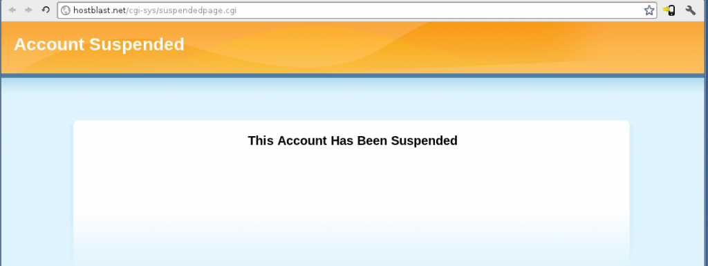 What to Do If Hosting Account Gets Suspended?